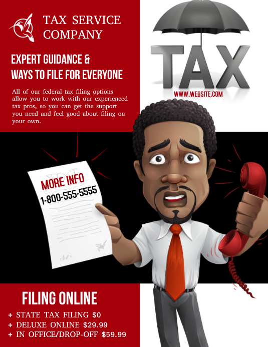 Tax Office Template | PosterMyWall