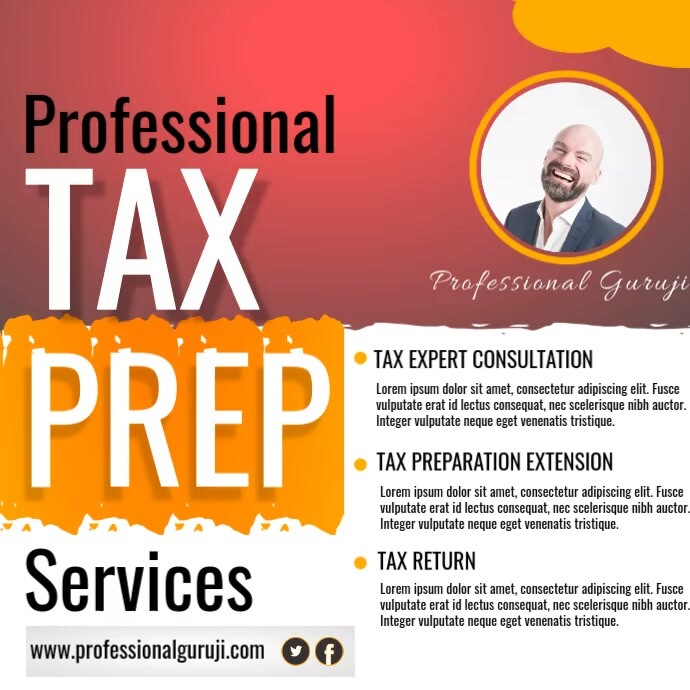 tax prep Template | PosterMyWall