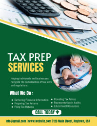 Tax Prep Flyer Template | PosterMyWall
