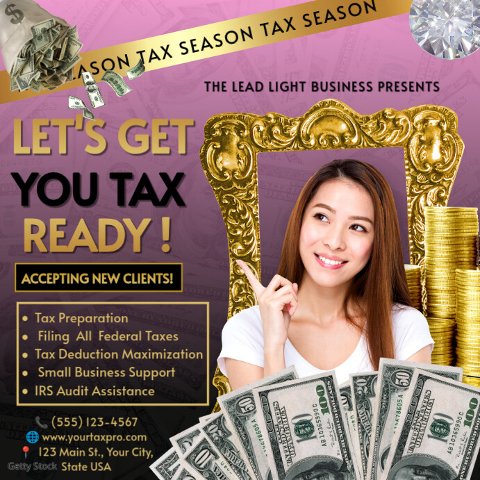 Tax Prep Flyer Template | PosterMyWall