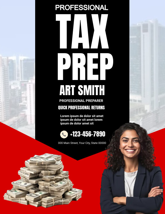 TAX PREP FLYERS Template | PosterMyWall