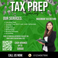 tax prep flyers Template | PosterMyWall