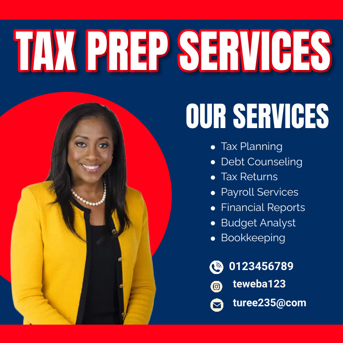 TAX PREP FLYERS Template | PosterMyWall