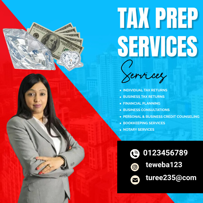 TAX PREP FLYERS Template | PosterMyWall