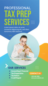 Tax prep Service Ad Template | PosterMyWall