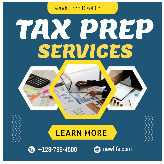 Tax prep services Template | PosterMyWall