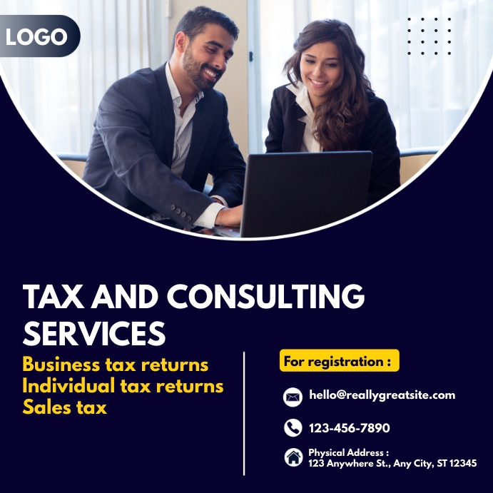 TAX PREP SERVICES Template | PosterMyWall