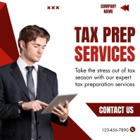 TAX SERVICE PREP TEMPLATE | PosterMyWall