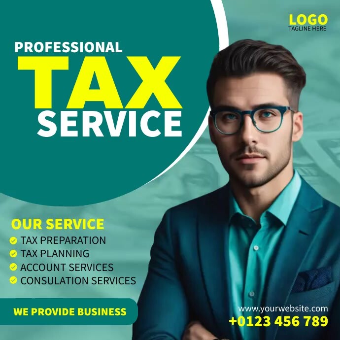 Tax Prep Services Template | PosterMyWall