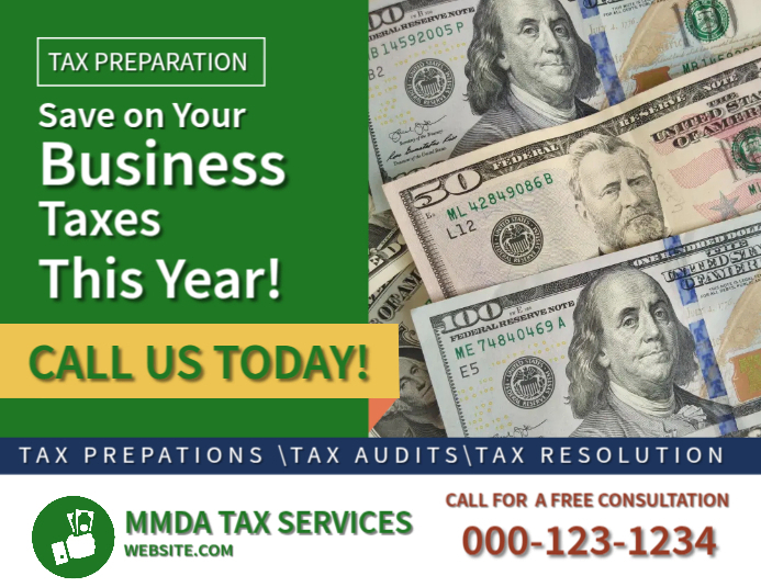 Tax Preparation Ads Template | PosterMyWall