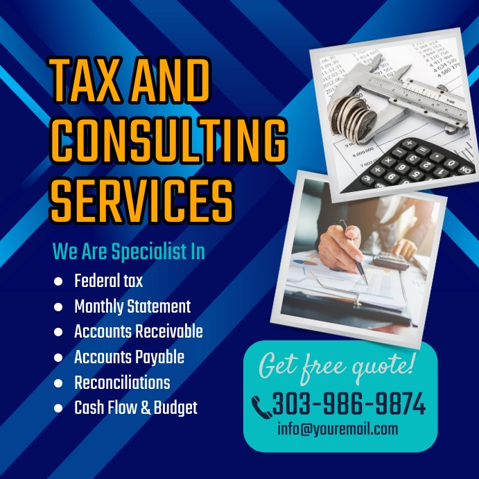 Copy of Tax Preparation Instagram Post | PosterMyWall