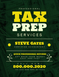 Income Tax TIME Flyer Template | PosterMyWall