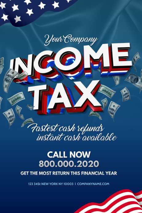 Tax preparation office Flyer Template | PosterMyWall