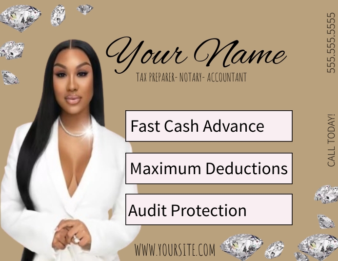 Tax Preparer Social Media Ad Template | PosterMyWall