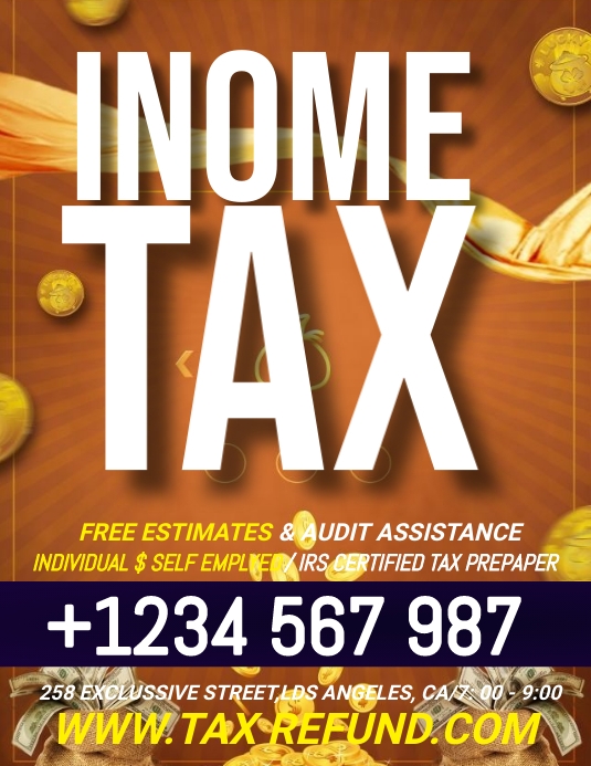 Tax refund services Instagram Flyer Template | PosterMyWall