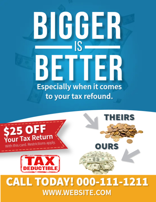 Tax Return Ads Template | PosterMyWall