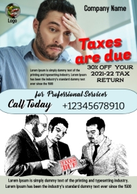 Tax Return Template | PosterMyWall