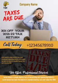 Tax Return Template | PosterMyWall