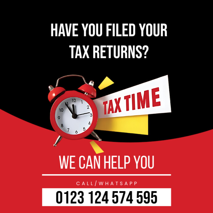 Copy of Tax Returns | PosterMyWall