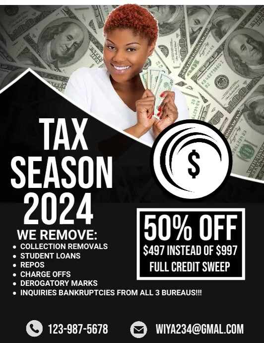 tax season flyer Template | PosterMyWall