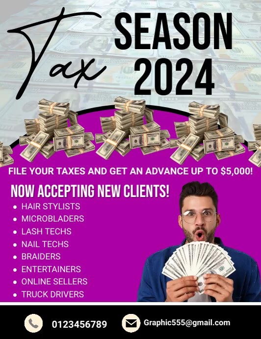 tax season flyers Template | PosterMyWall