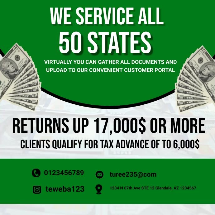 Tax season flyers Template | PosterMyWall