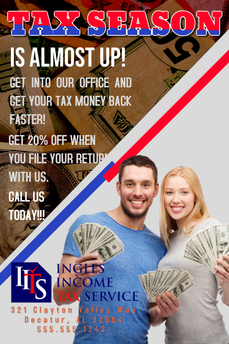 Tax Season Service Template | PosterMyWall