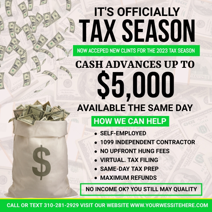 Copy of Tax Season Service flyer | PosterMyWall