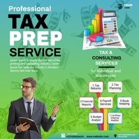 Tax Paper Services Ad Template | PosterMyWall