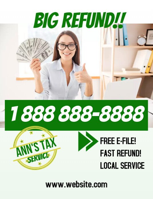 TAX SERVICE AD flyer Template | PosterMyWall