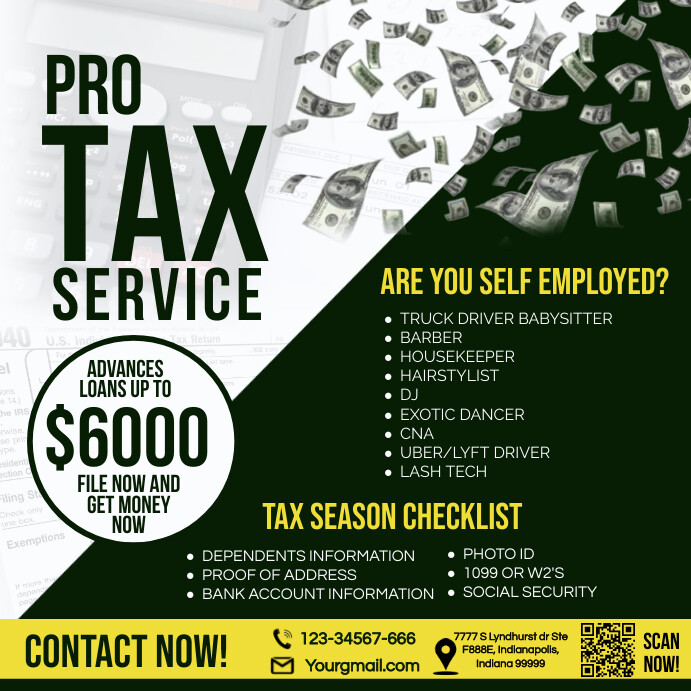 Tax Service Flyer Template | PosterMyWall