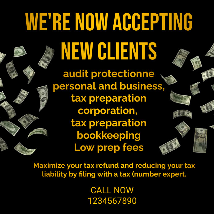 tax service flyer Template | PosterMyWall