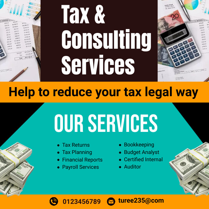 tax service flyer Template | PosterMyWall
