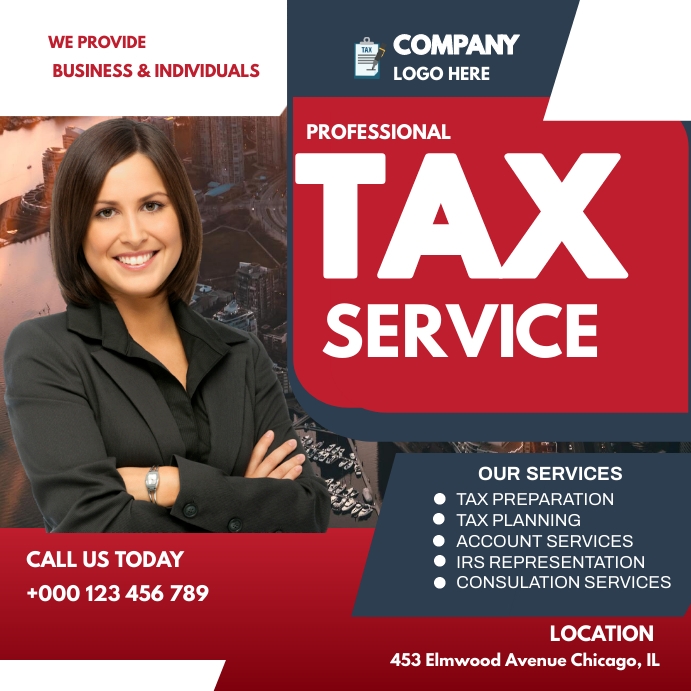 tax service flyer Template | PosterMyWall
