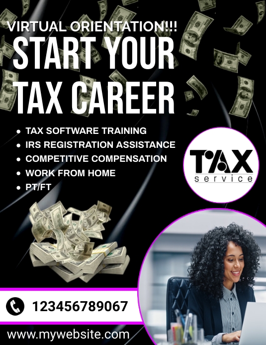 tax service flyer Template | PosterMyWall