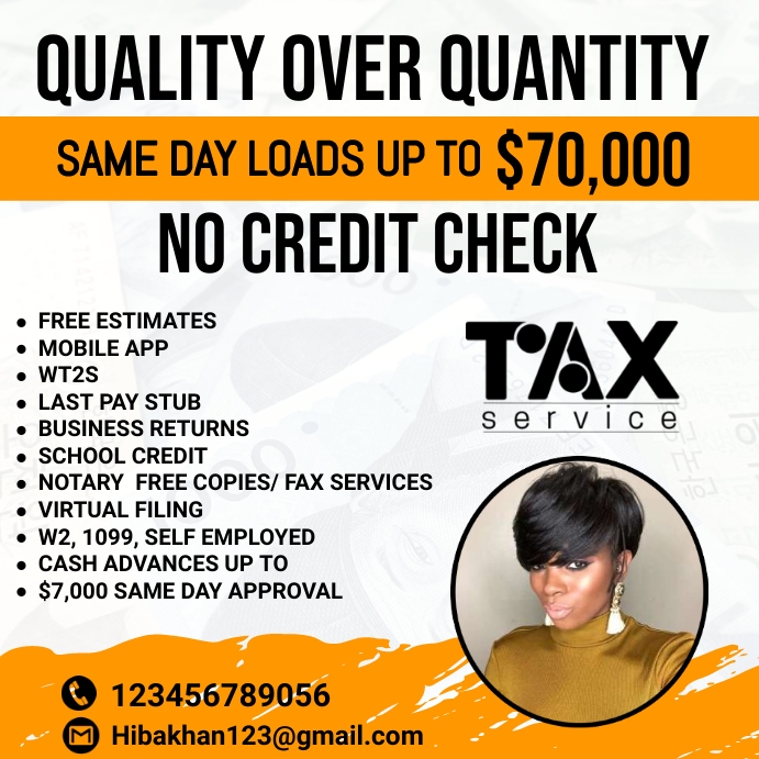 tax service flyer Template | PosterMyWall