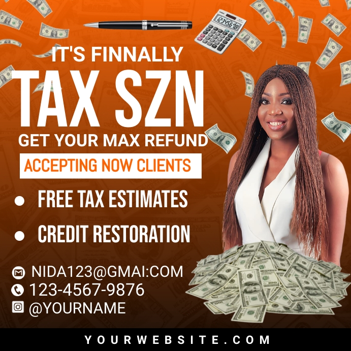 tax service flyer Template | PosterMyWall
