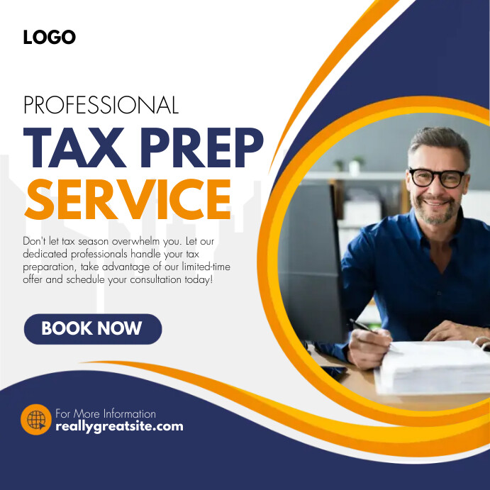 TAX SERVICE PREP TEMPLATE | PosterMyWall