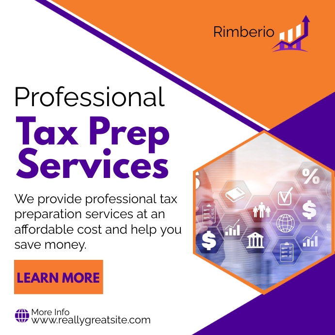 Tax services Template | PosterMyWall