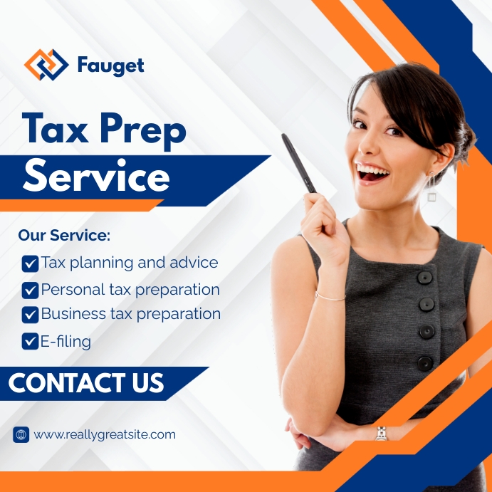 Tax services Template | PosterMyWall