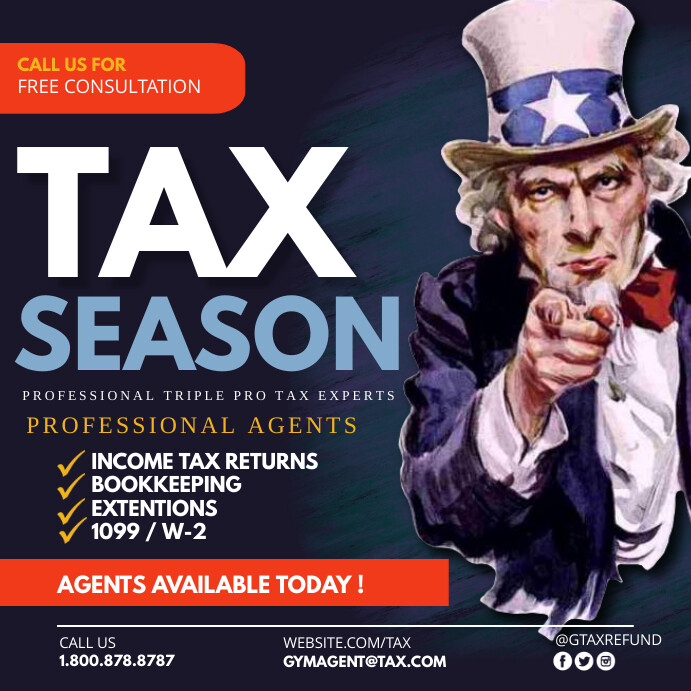 Tax Services Template | PosterMyWall