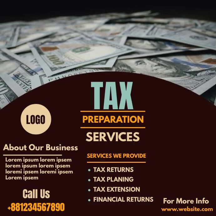 Tax Services Template | PosterMyWall