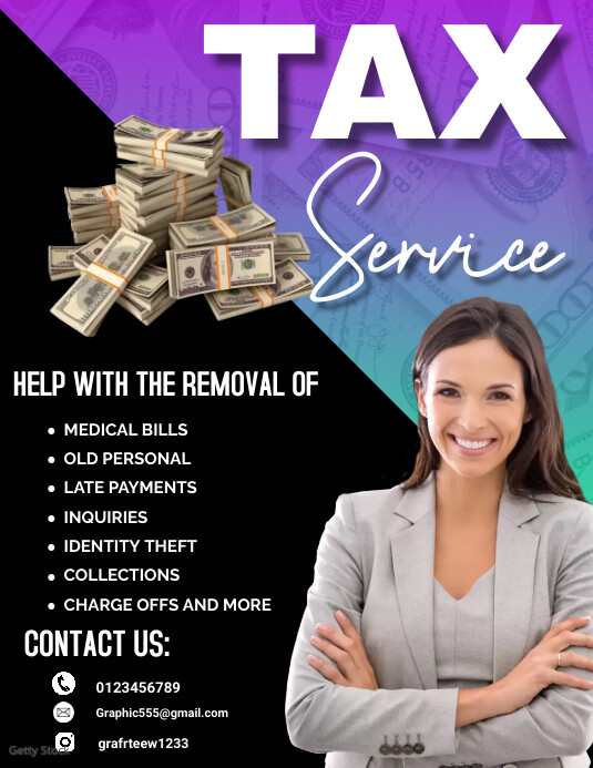 tax services flyers Template | PosterMyWall