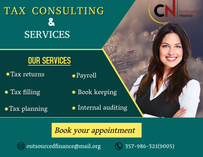 Copy of TAX SERVICES POSTER | PosterMyWall