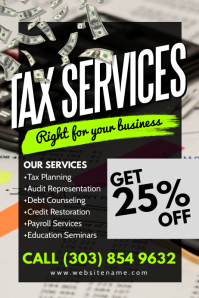 Tax Services Poster Template | PosterMyWall