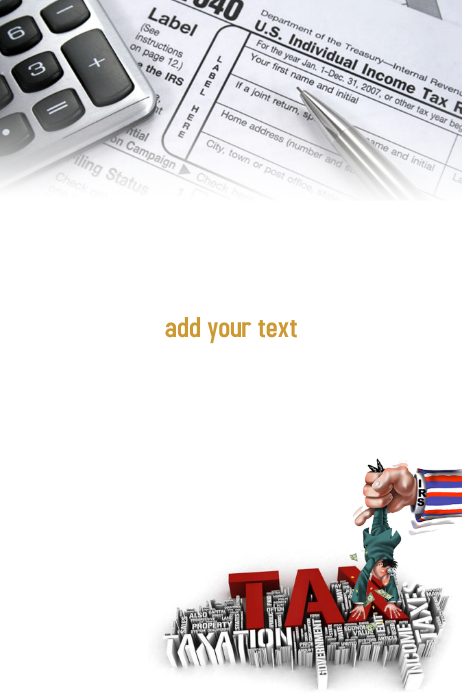 TAX TIME | PosterMyWall