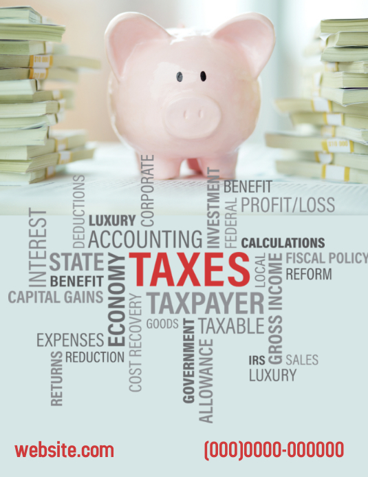 Taxes Template | PosterMyWall