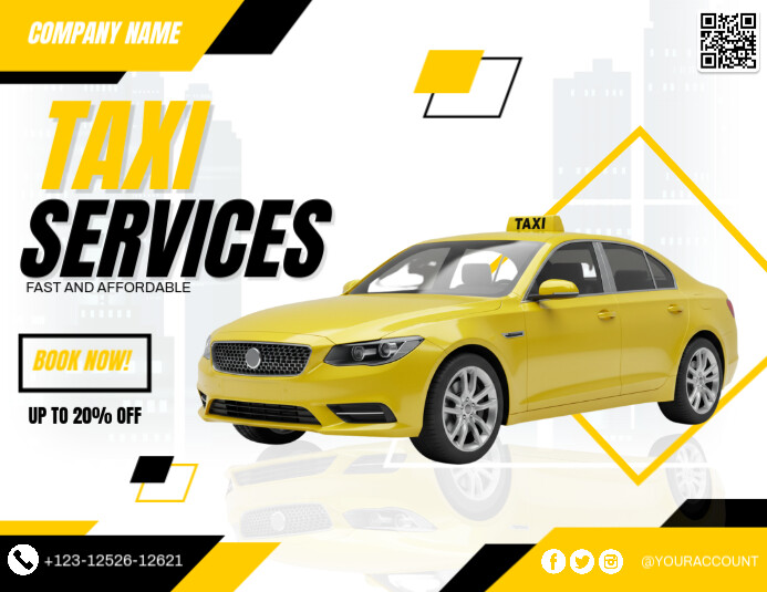 Copy of TAXI SERVICES ADS | PosterMyWall