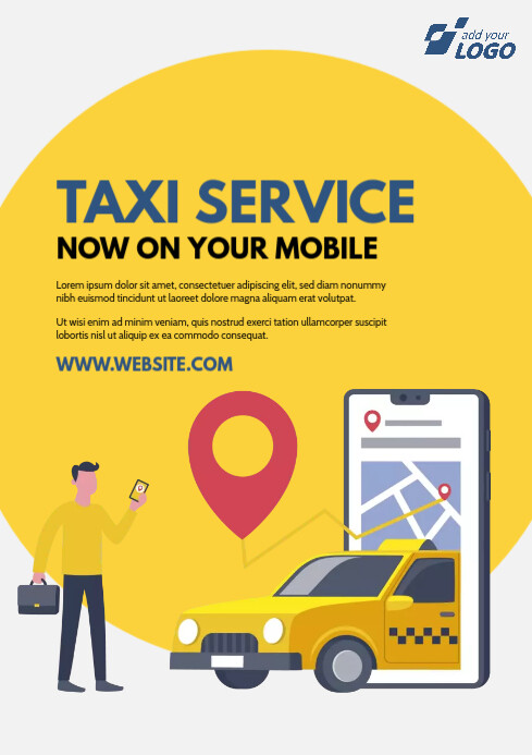Taxi Services Flyer Template | PosterMyWall