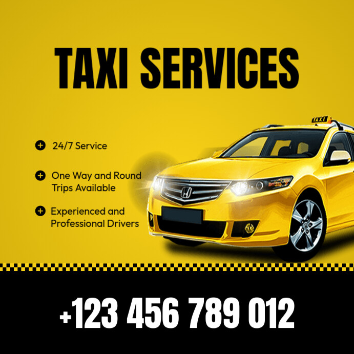 Copy of Taxi Services Flyer | PosterMyWall
